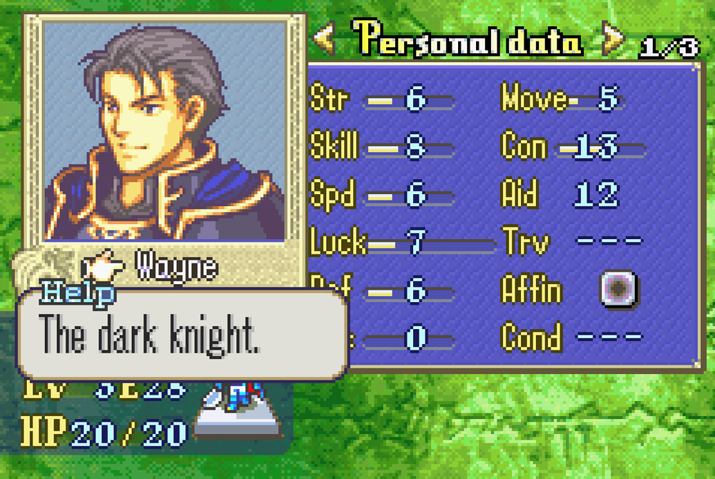 FE7 - Justice League Reskin - Concepts - Fire Emblem Universe