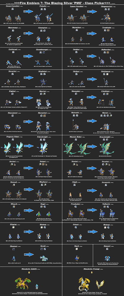 [FE7] [COMPLETE] Fire Emblem: The Blazing Silver PME v1.0b - Projects ...