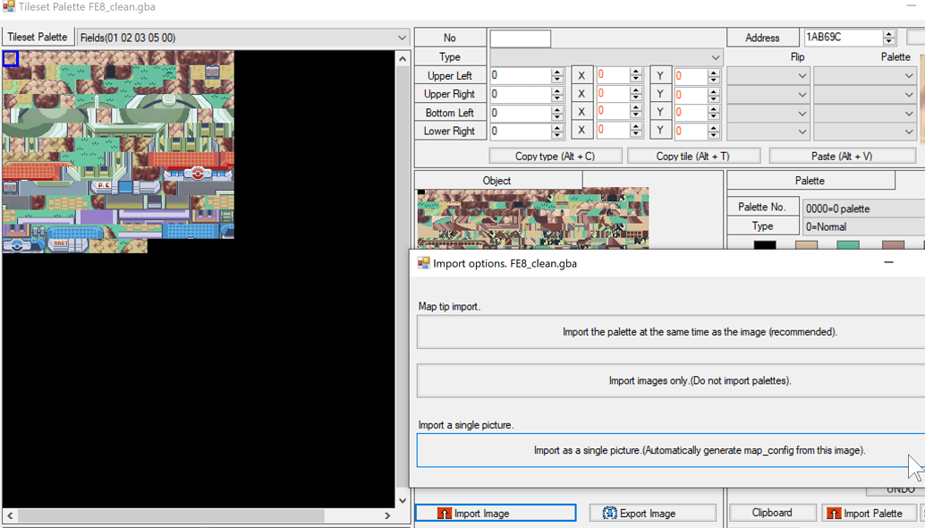 Importing Images as Maps [FEBuilder] - Tutorials - Fire Emblem Universe
