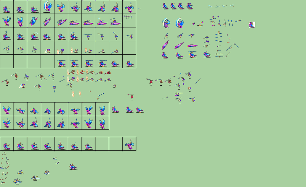Does anyone have like a phoenix battle sprite or like any bird battle ...