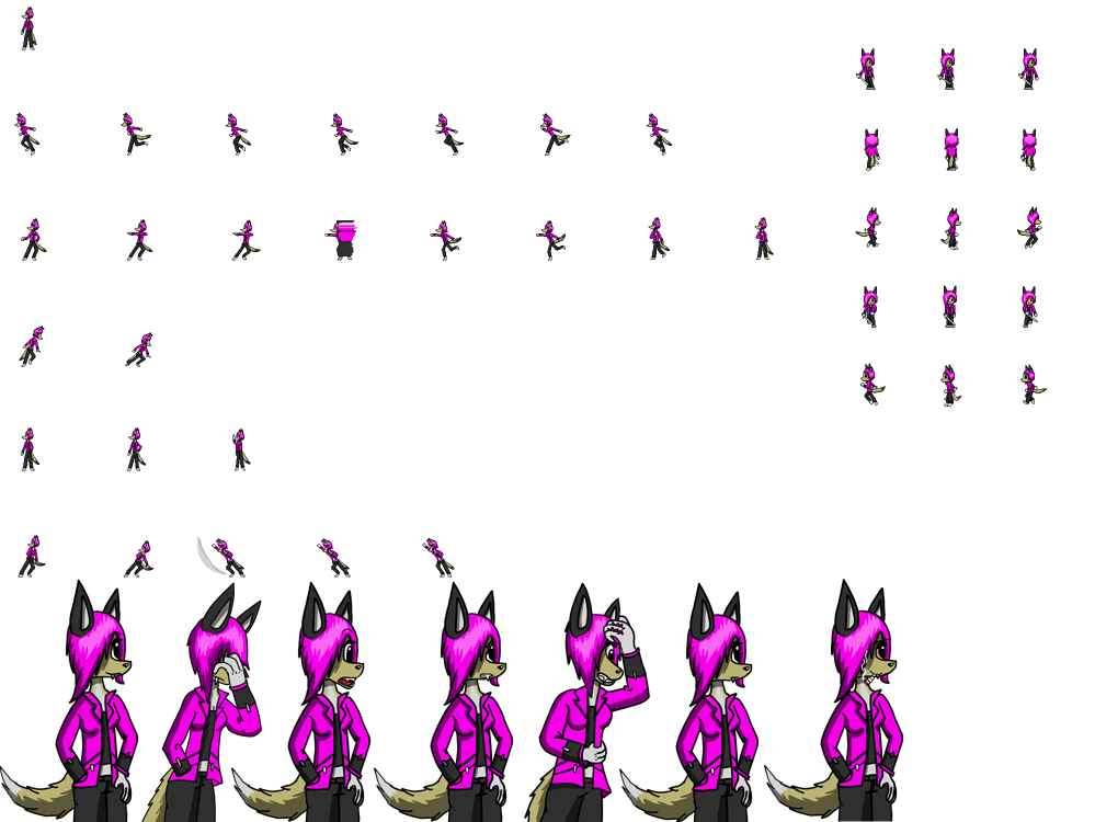 Sprites for my Srpg studio project: Atlas and Amber - Creative - Fire ...