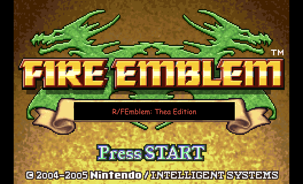 [FE8] r/FEmblem: Thea Edition - Projects - Fire Emblem Universe