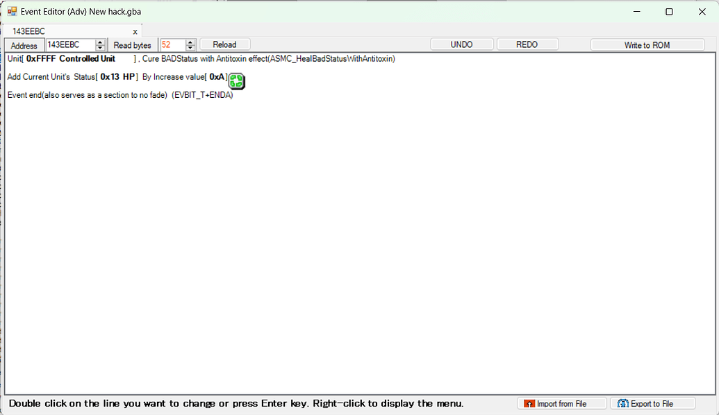 How to make the antitoxin heal - Documentation - Fire Emblem Universe