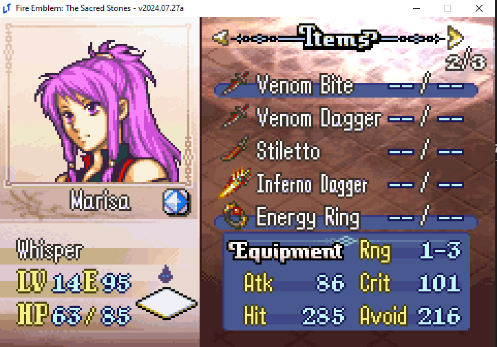 [Lex Talionis] Fire Emblem 8R (Playable monster units and MyUnit Test ...