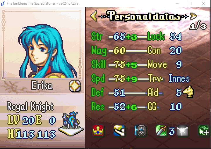 [Lex Talionis] Fire Emblem 8R (Playable monster units and MyUnit Test ...