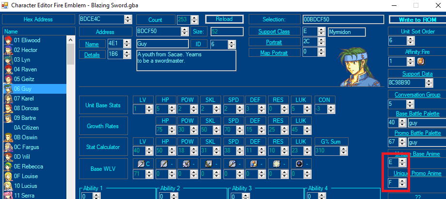 FE7: Custom animations for each character - Questions - Fire Emblem ...