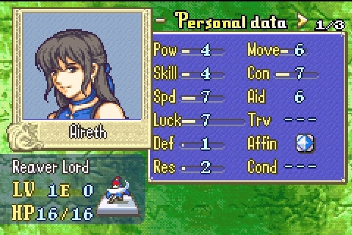 [FE7] [COMPLETE] Fire Emblem: The Blazing Silver PME v1.0b - Page 34 ...